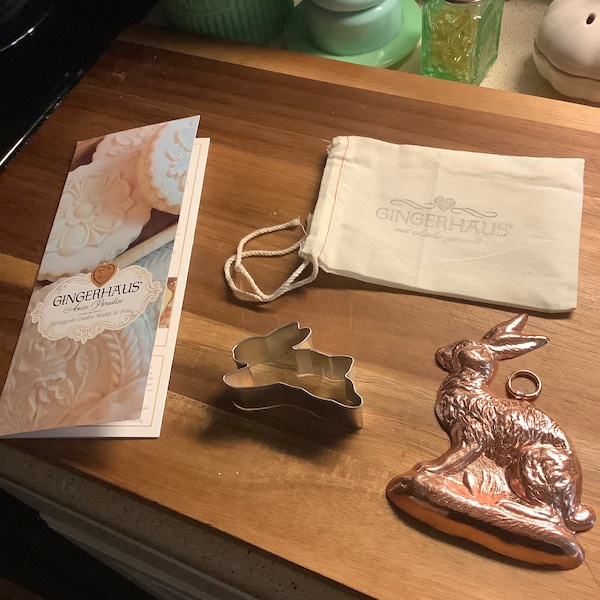Birth Gramm Rabbit Hare Copper Mold BG1210 New! - Etsy