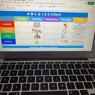 Baby Theme Printable Infant Lesson Plans for Baby Learning Through Play ...