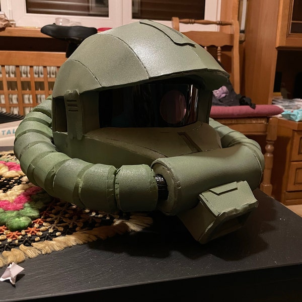 Zaku II Helmet Gundam Foam Pattern - Etsy UK