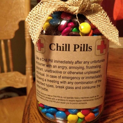 Chill Pills Gifts for Professionals, Funny Printable Gifts for Office ...