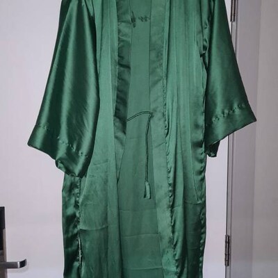 Softest Long Bridesmaid Robes in Olive Sage Emerald Teal Avocado Moss ...