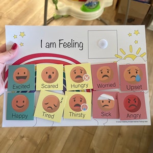 Visual Emotions Chart: Perfect for Toddlers, SEN, Autism, and ADHD ...