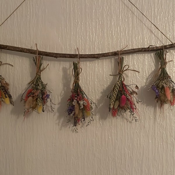 Dried Hebs. Herb Bar. Wall Hanging.home Decoration.gift. Branch.twine ...