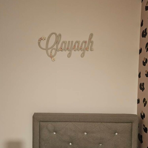 Large Name Sign, Large Name Sign for Nursery, Large Wall Art, Large ...