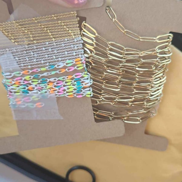 Paperclip Chain No Fade Non-tarnish - Gold Silver Wholesale Bulk Chain ...