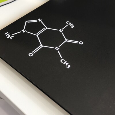 Decal Caffeine Molecule,laptop Decal,laptop Sticker,car Sticker,car ...