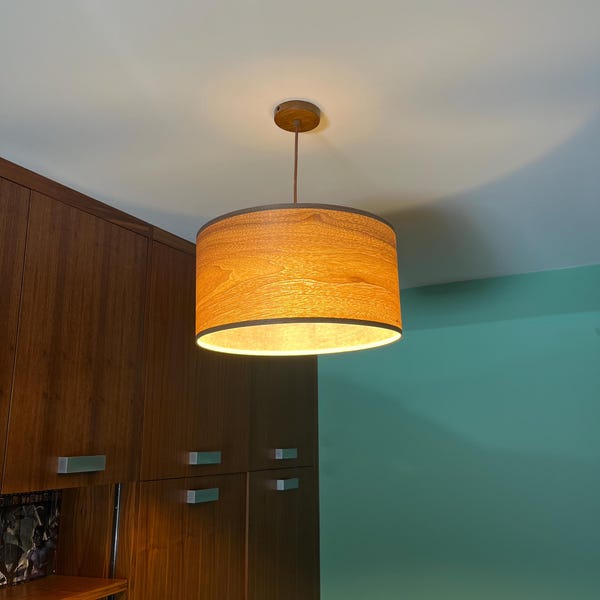 Blue Adeera | Dimmable Small Round Table Lamp With a Glass Light Shade ...