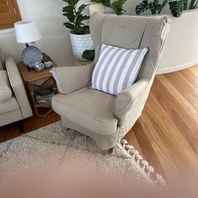 Varies Pattern Strandmon Cover, Ikea Strandmon Wing Chair Cover ...