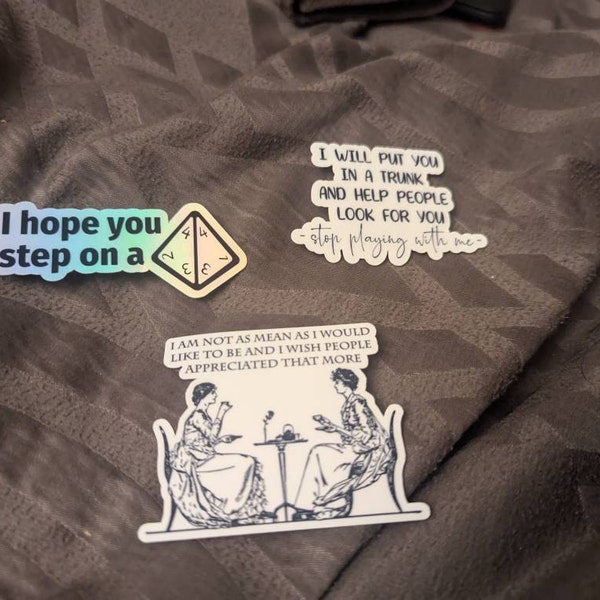I Am Not as Mean Sticker | Vinyl Sticker, Thin Patience, Humorous ...