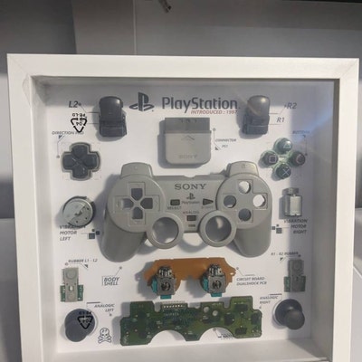 Nintendo Nes Shadow Box Diorama Controller Disassembled Game Console ...