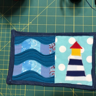 Lighthouse Mug Rug Pattern - Etsy