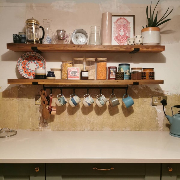 Hanging Rail for Cups/utensils/mug Available in 60/80cm to Fit Under ...