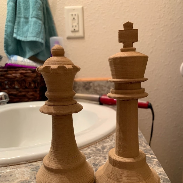 SUPER XL Chess Piece! Large King 3D Print - Game of Chess - HUGE! Large ...