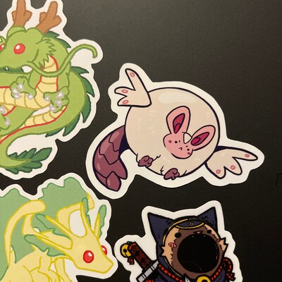 Monster Hunter Chibi Stickers - Etsy