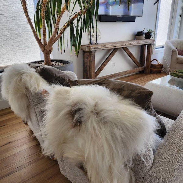 Natural 3 Color Genuine Sheepskin Rug 100% Sheep Skin Leather Sheep ...
