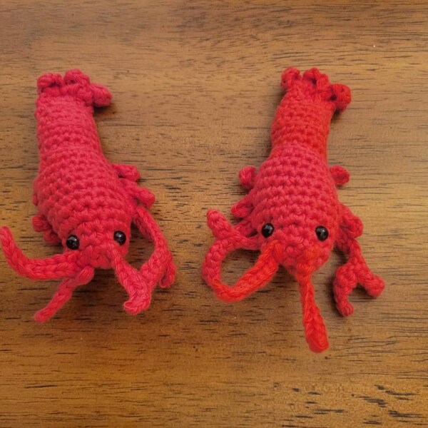 Lobster Crochet Pattern | Amigurumi PDF | LOW-SEW! - Etsy