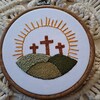 Christian Embroidery Easter Hoop Pattern Christian DIY Embroidery ...