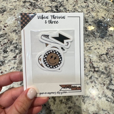 One Happy Dude Tattoos, Party Favor Temporary Tattoos, Smiley Face ...