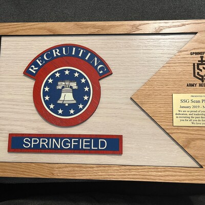 Army Recruiting Replica Guidon Plaque - Etsy