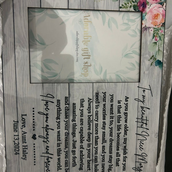 Personalized Babysitter Picture Frame / Nanny Preschool Teacher Daycare ...