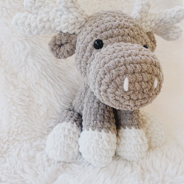 Crochet Moose Amigurumi Pattern | Moose Crochet Pattern | Woodland ...