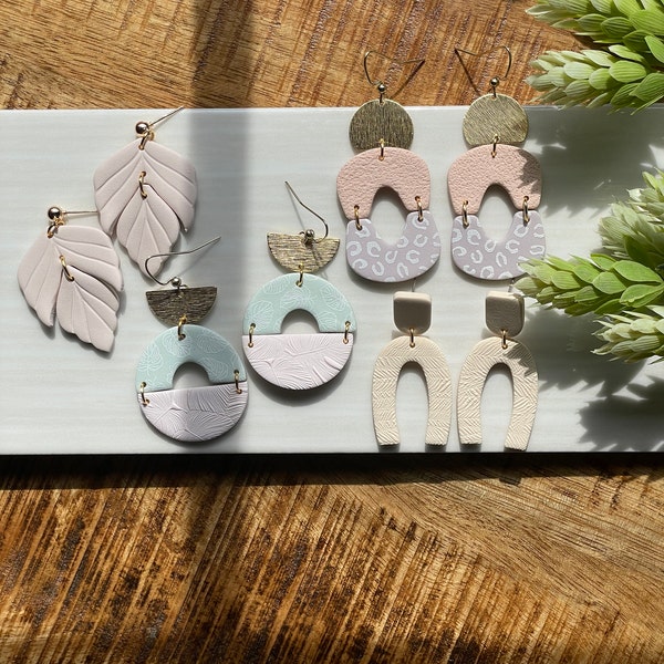 Polymer Clay Color Recipe - Soft Pastels - Polymer Clay Color Guide ...