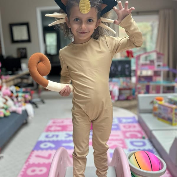 Meowth Ears and Tail in Pokemon for Cosplay / Costume - Etsy