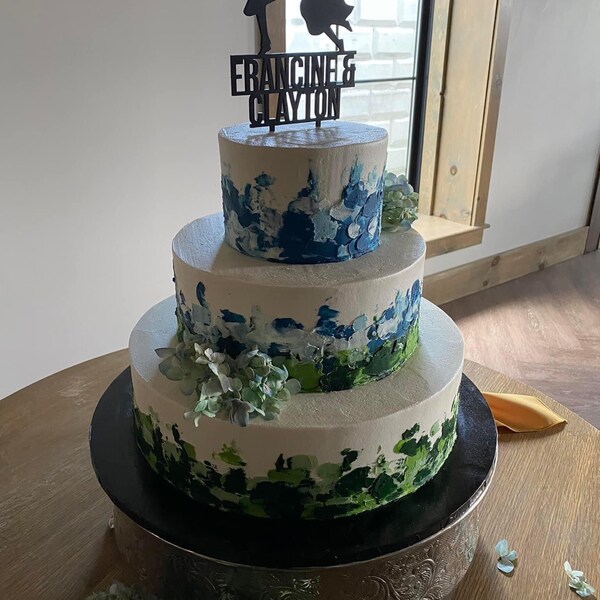 Custom Anime Wedding Cake Topper, Howl's Moving Castle Wedding Cake ...