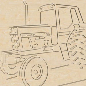 John Deere 60 Tractor SVG File for V Carve on CNC Routers - Etsy