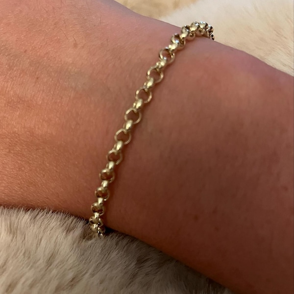 14K Solid Gold Snake Chain, Solid Gold Snake Bracelet, 14K Snake Chain ...