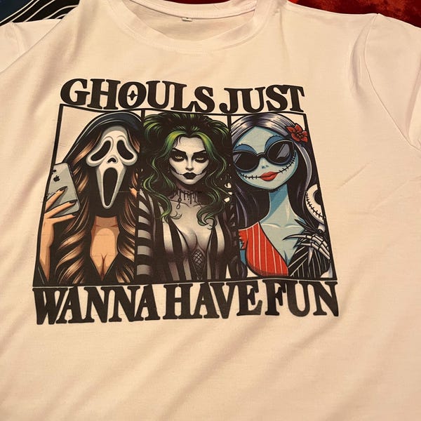 Ghouls Just Wanna Have Fun PNG, 300dpi, Female Halloween Characters - Etsy