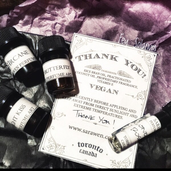 DORIAN Perfume Oil 5ml I Gothic Victorian Inspired - Etsy