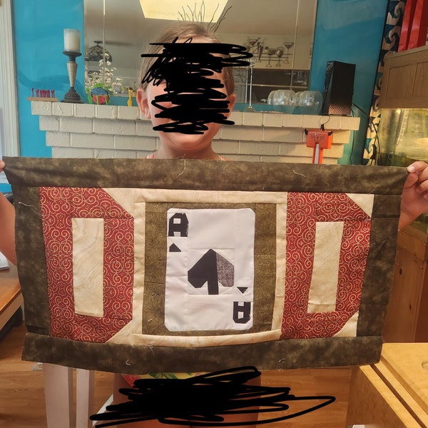 Ace of Spades Playing Card Quilt Block Pattern Game Pdf-instructions ...