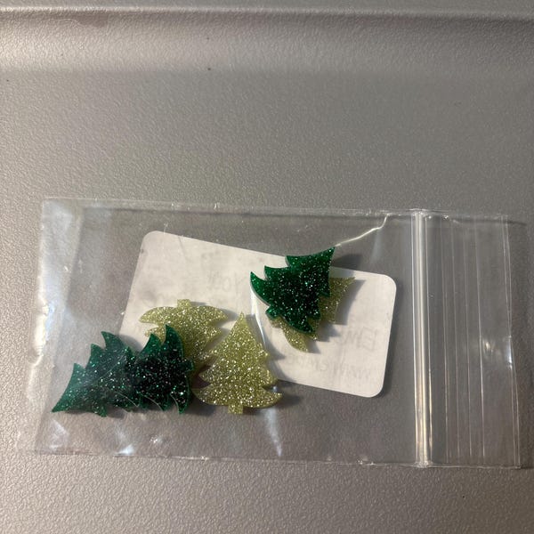 6MM Micro Mini Shapes HOT PINK Buttons Collection 1/4 Stars & Hearts ...