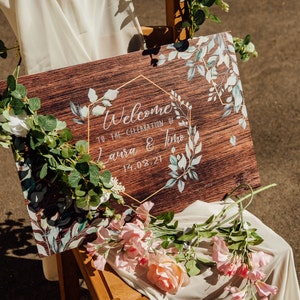 Rustic Wedding Welcome Sign | Etsy