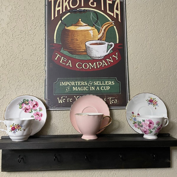 Tea Cup Display Mug Rack Tea Cup Holder Cup Rack Coffee Cup Rack Coffee ...