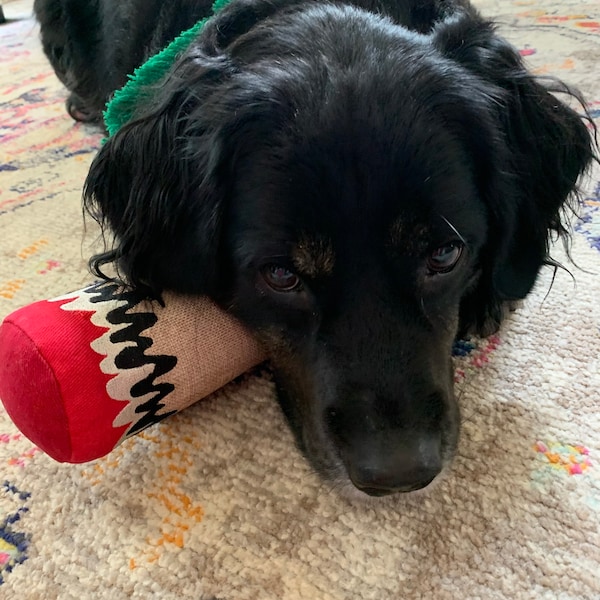 Hemp "joint" Cigarette Dog Toy - Etsy