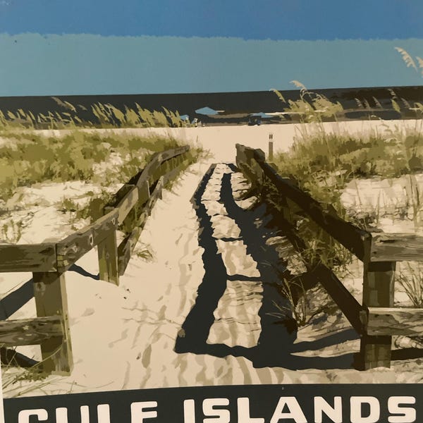 Florida: the Sunshine State Vintage-style Travel Poster / Postcard ...