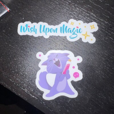 Yzma Cat With Potion Transparent Sticker/ Laptop iPhone Water Bottle ...