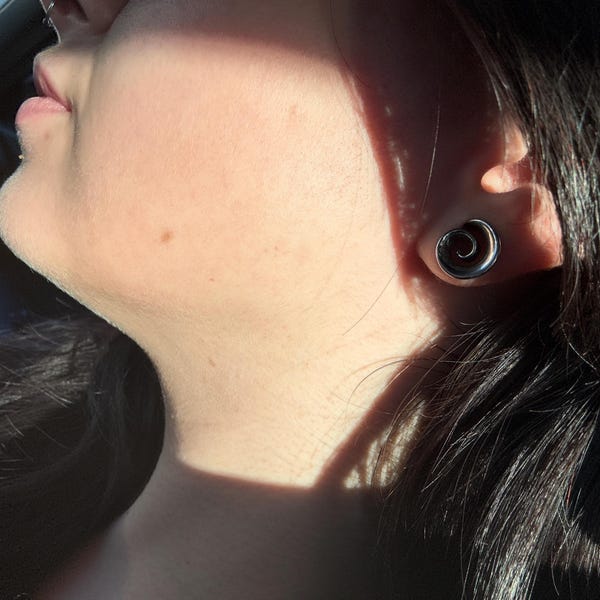 Swirl Ear Gauges Gauge & Plug Earrings Spiral Ear Gauges Saddle Plugs Gauges for Stretched Ears ...