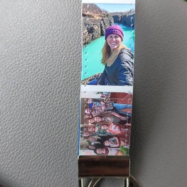 Keychain Wristlet Photo Booth Reel. Personalized Six Images. Add Name ...