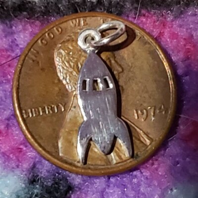 Rocket Charm, Spaceship Charm, Space Charm, Outer Space Charm, Alien ...