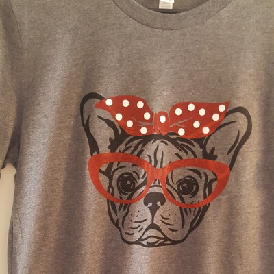 French Bulldog Svg,french Bulldog With Bandana Svg,french Bulldog With ...