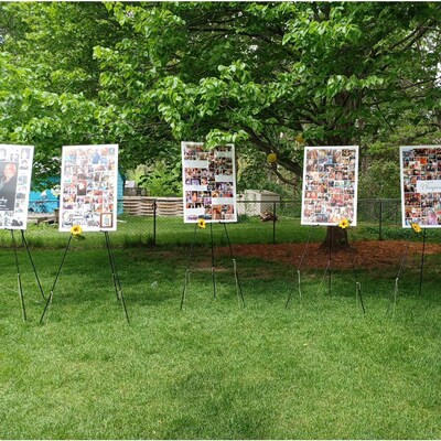 Funeral Welcome Sign Set Template, Funeral Photo Collage With Notes ...