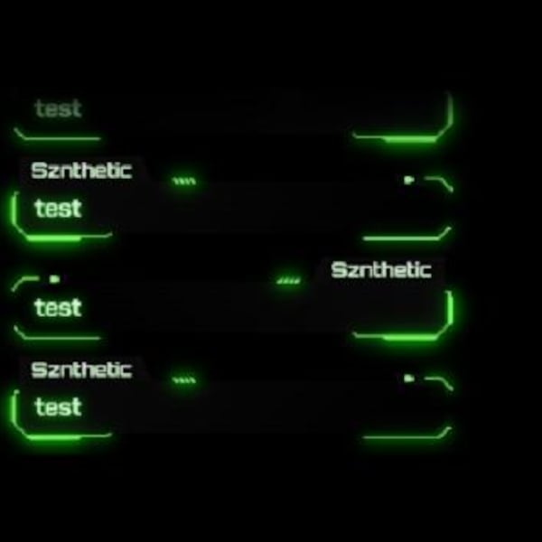 Cyber Style Chat Widget for Twitch Streamelements and Streamlabs - Etsy