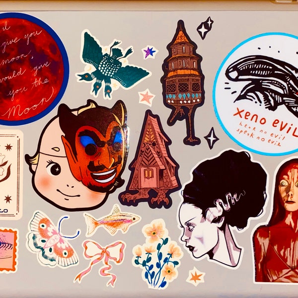 Baba Yaga Sticker Sheet - Etsy