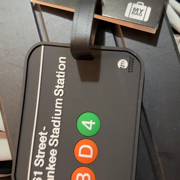 New York City Keychain Subway Map Officially MTA Licensed New York ...