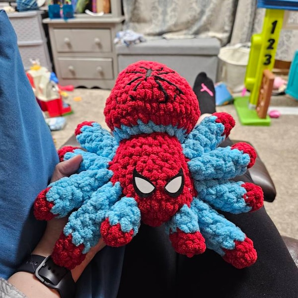 Super-spider Crochet Pattern: Easy No-sew Spider (US Terms) (digital ...