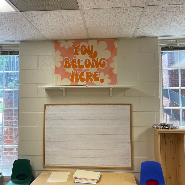 Retro Classroom Decor Calm Decor Indoor Wall Tapestry Uplifting ...