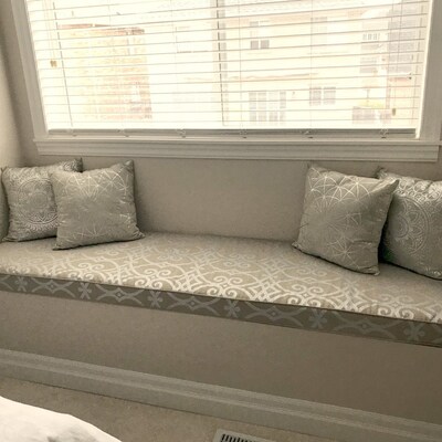 Custom Order: Seat and Back Cushions, Tufted Back Cushion, Seat Cushion ...